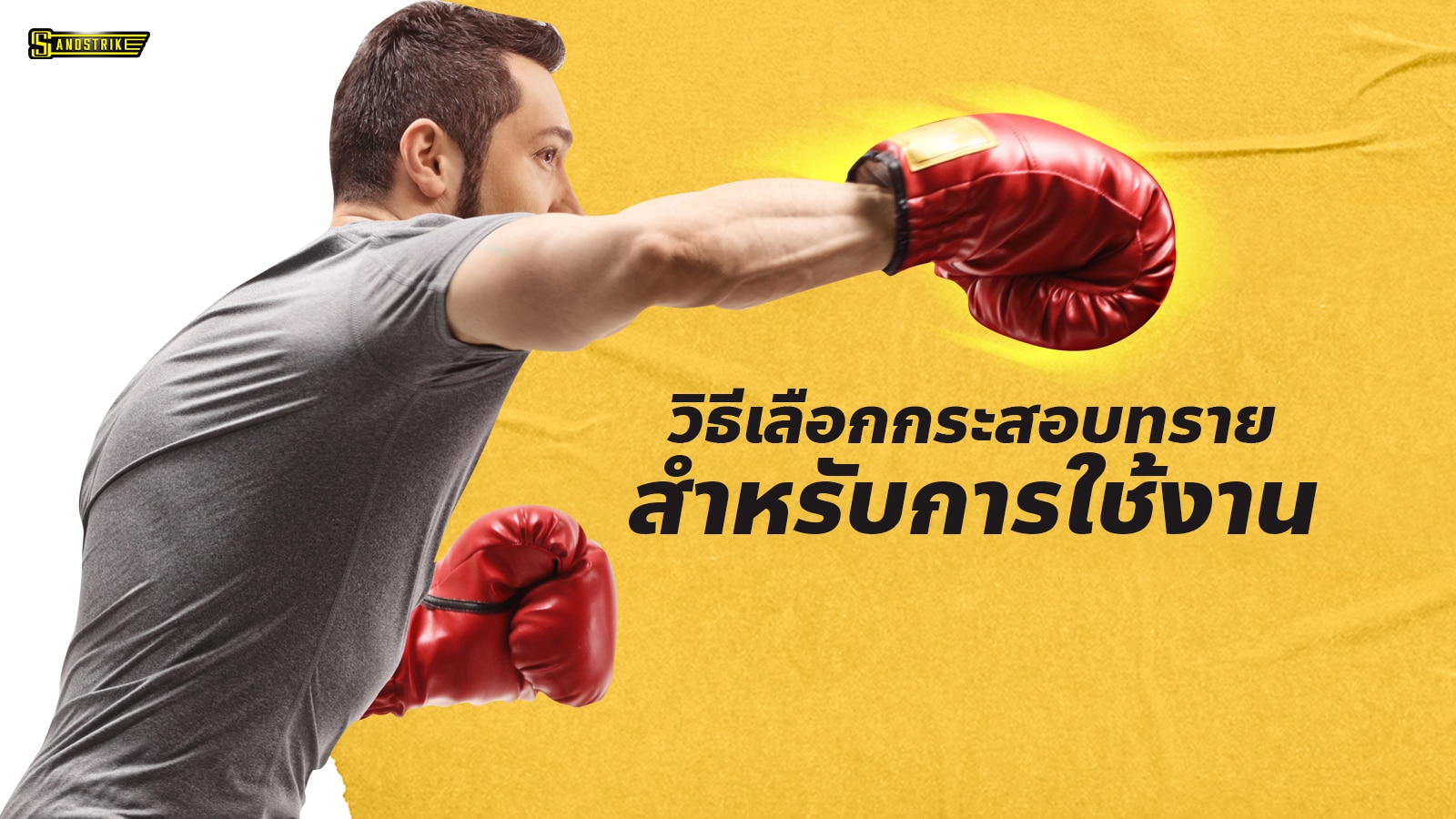 วิธีเลือกกระสอบทรายสำหรับการใช้งาน - Sand Strike อันดับ 1 กระสอบทราย